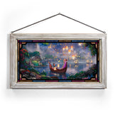 Tangled - Framed Glass Art By Thomas Kinkade Studios – Disney Art On ...
