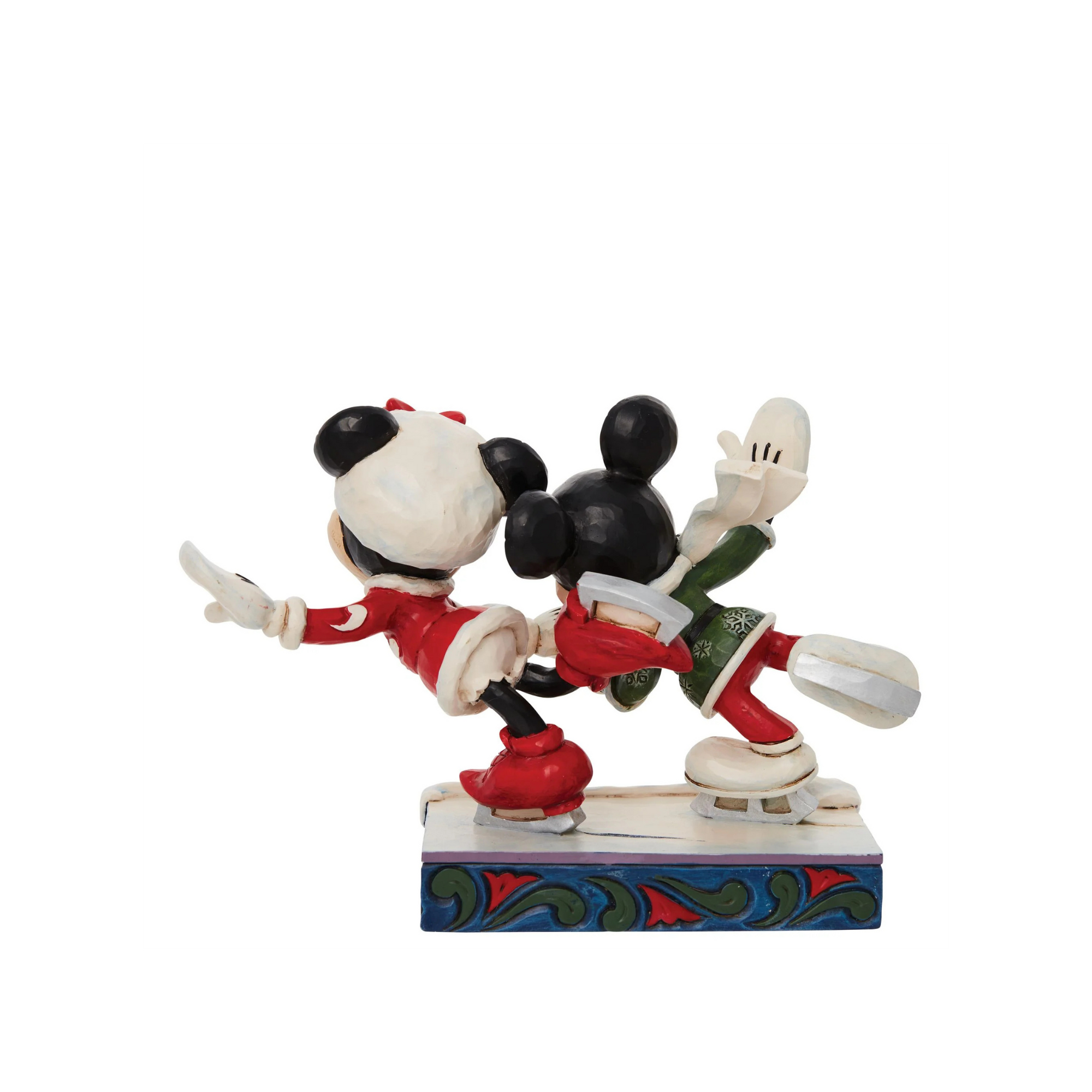 Minnie and Mickey Ice Skating by Jim Shore – Disney Art On Main Street