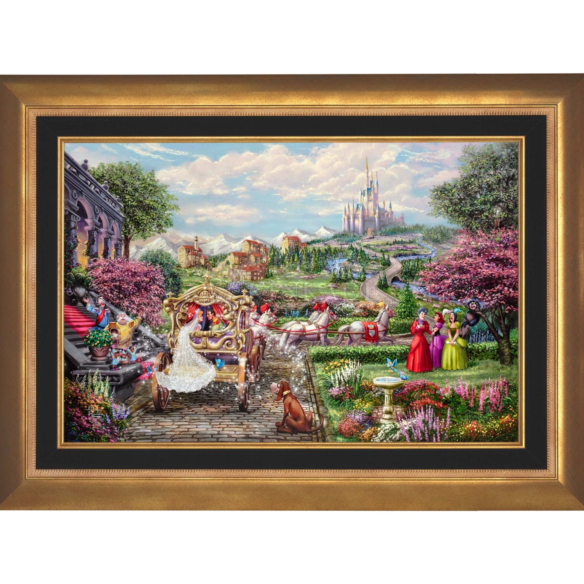 Disney Cinderella Happily Ever After - Thomas Kinkade Studios Jewel ...