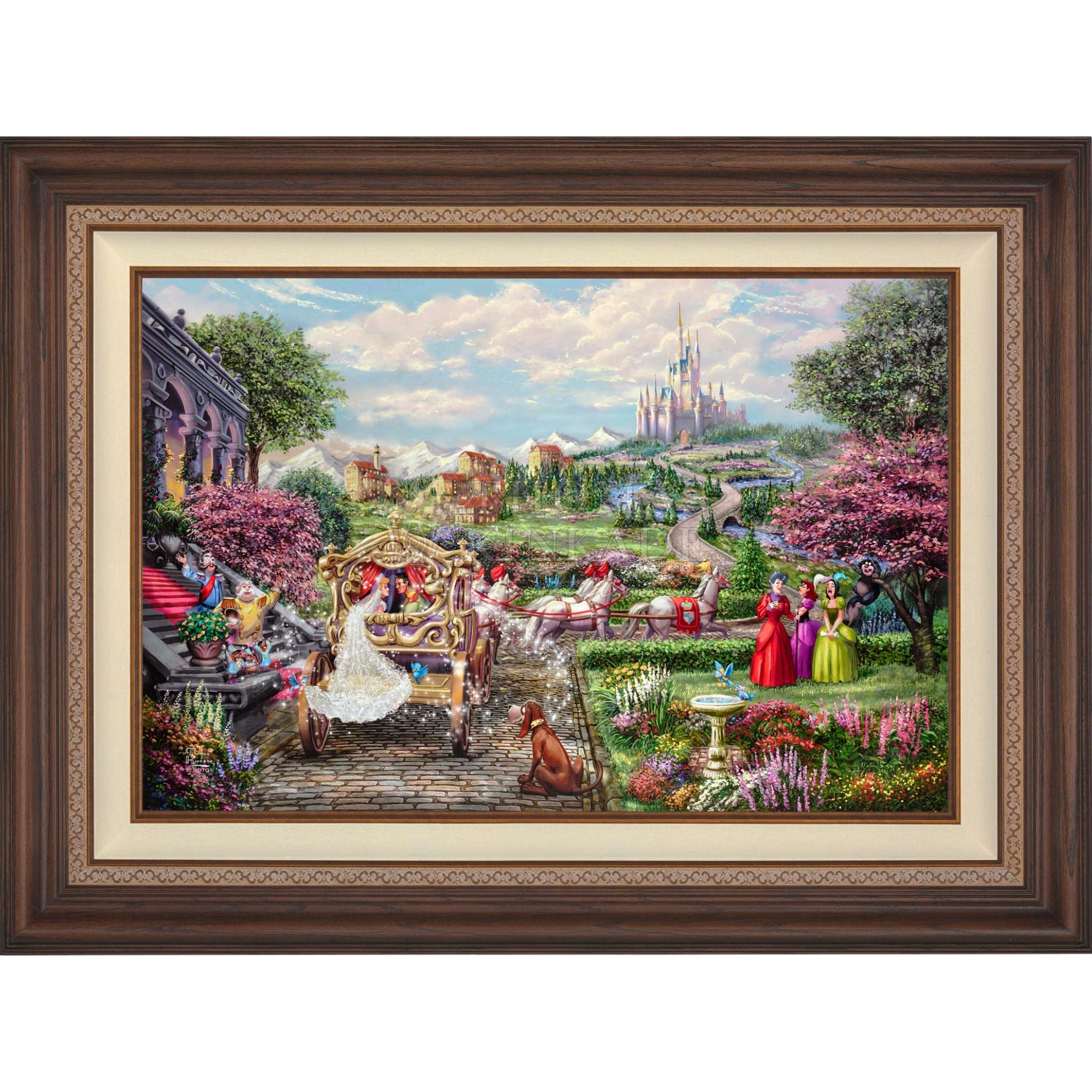 Disney Cinderella Happily Ever After - Thomas Kinkade Studios Jewel ...