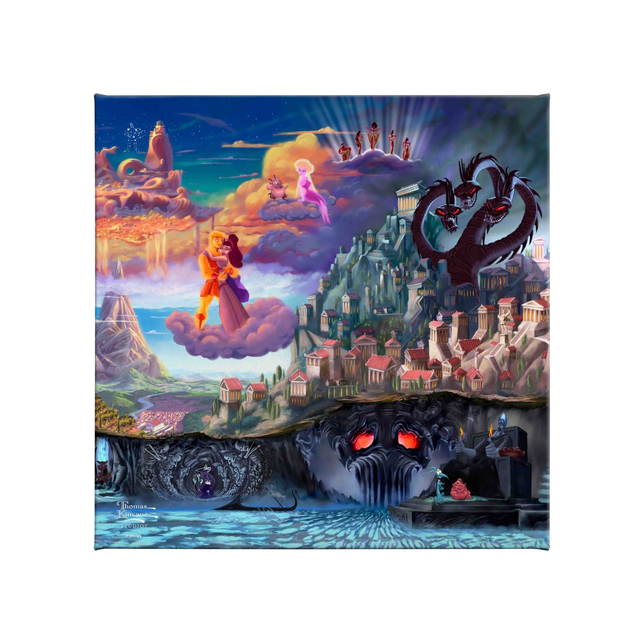 Disney Hercules - Gallery Wrap By Thomas Kinkade Studios – Disney Art ...