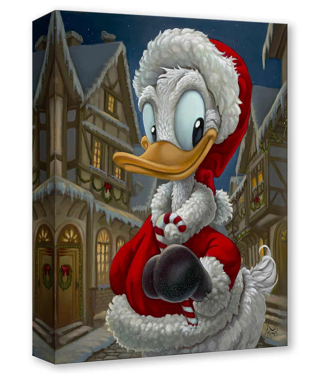 Merry Donald by Jared Franco - Disney Treasures on Canvas – Disney Art ...