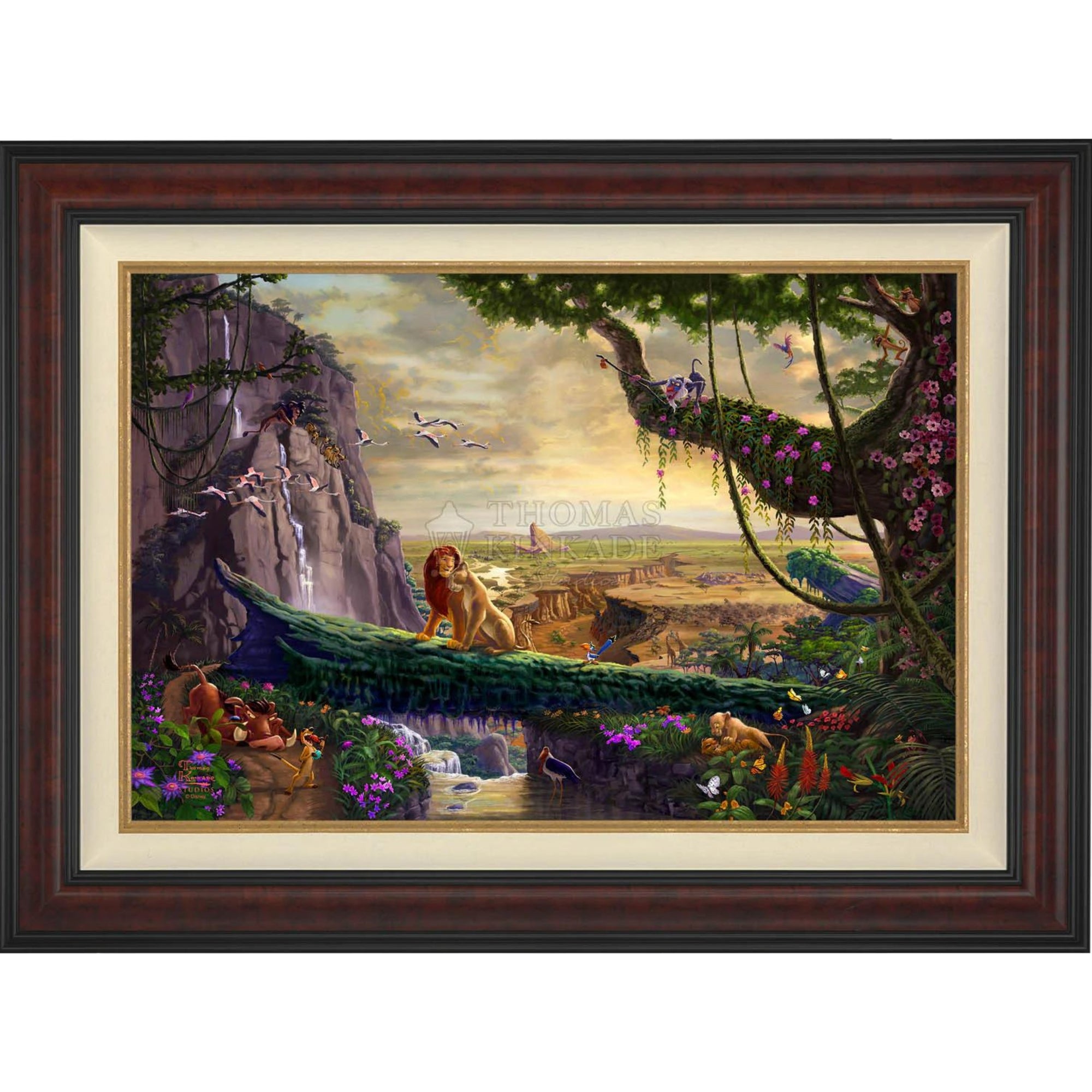 Disney The Lion King - Return to Pride Rock - Thomas Kinkade Studios ...