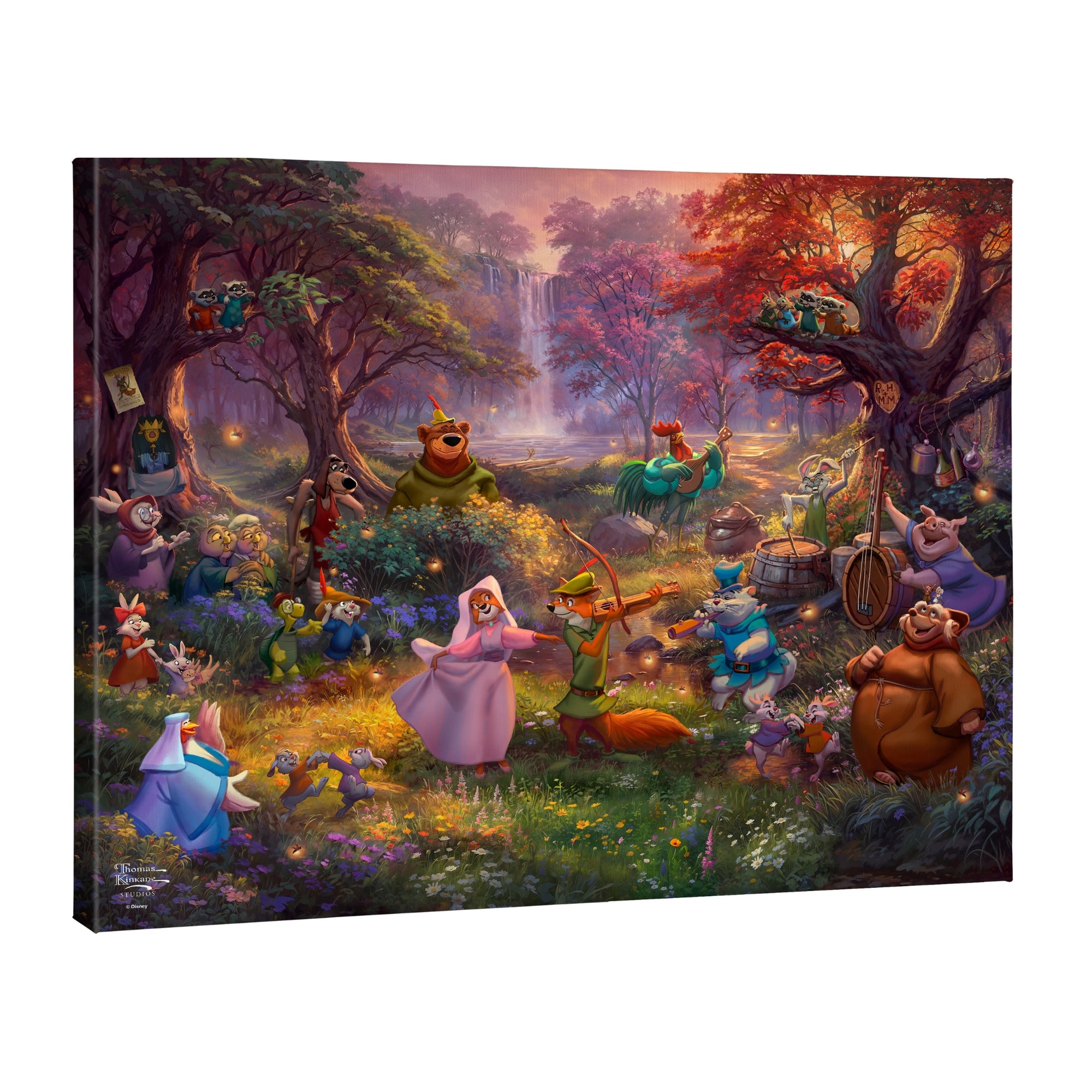 Disney Robin Hood - Gallery Wrap By Thomas Kinkade Studios – Disney Art ...
