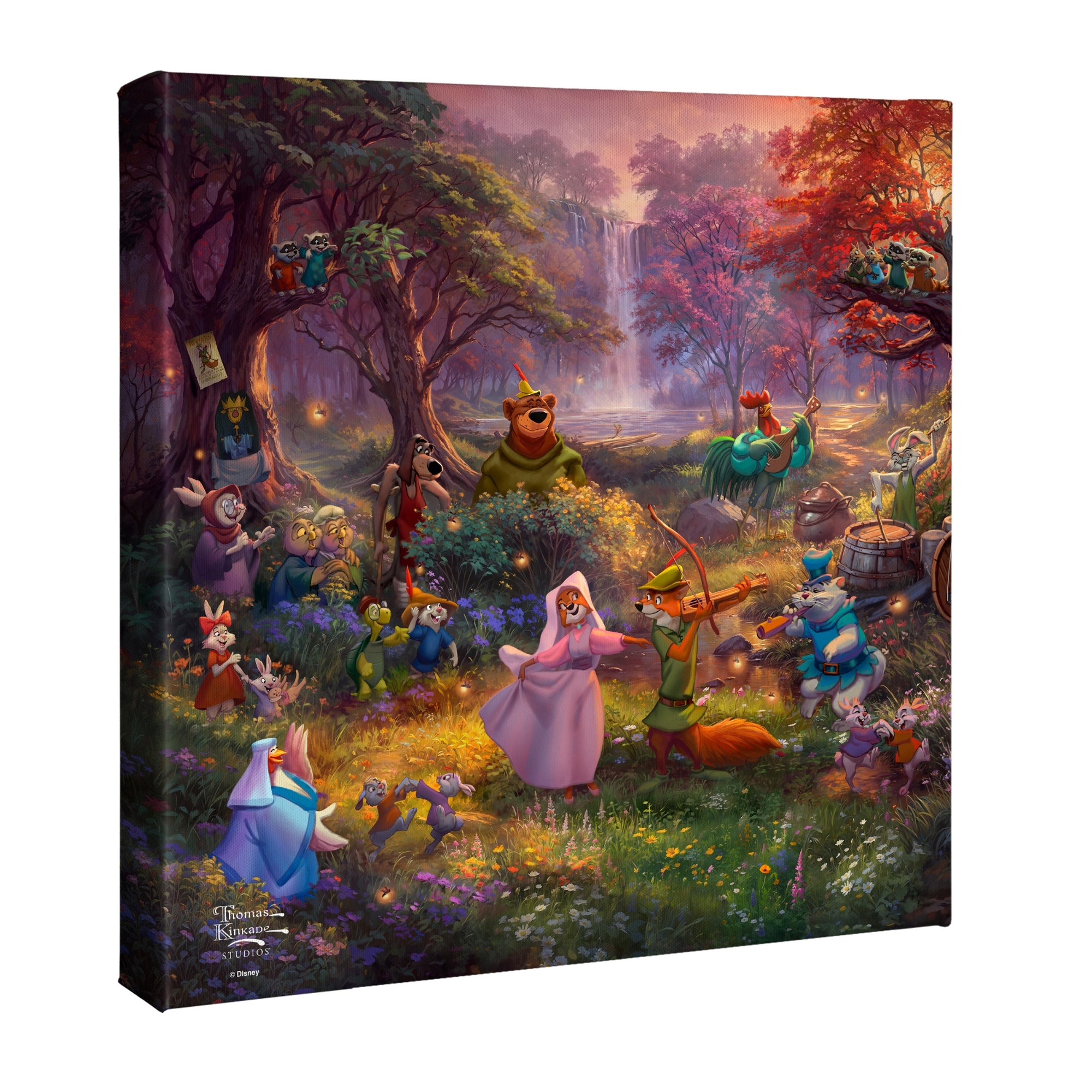 Disney Robin Hood - Gallery Wrap By Thomas Kinkade Studios – Disney Art ...