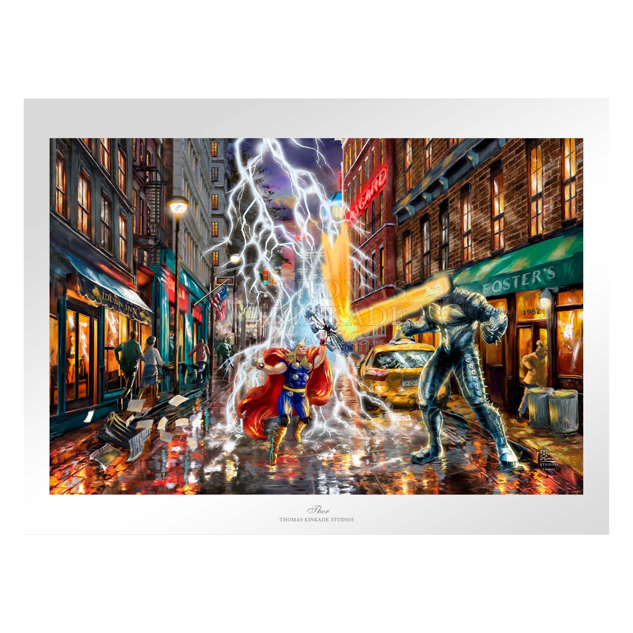 Thor by Thomas Kinkade Studios - Limited Edition Paper – Disney Art On ...