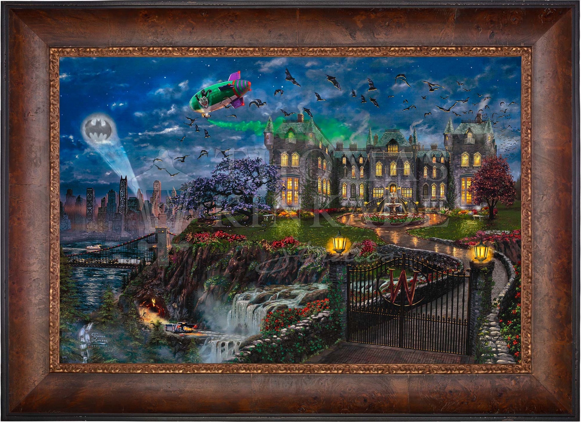 DC Comics - Wayne Manor By Thomas Kinkade Studios - Limited Edition ...
