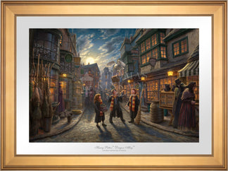 Harry Potter - Diagon Alley By Thomas Kinkade Studios - Limited Edition ...