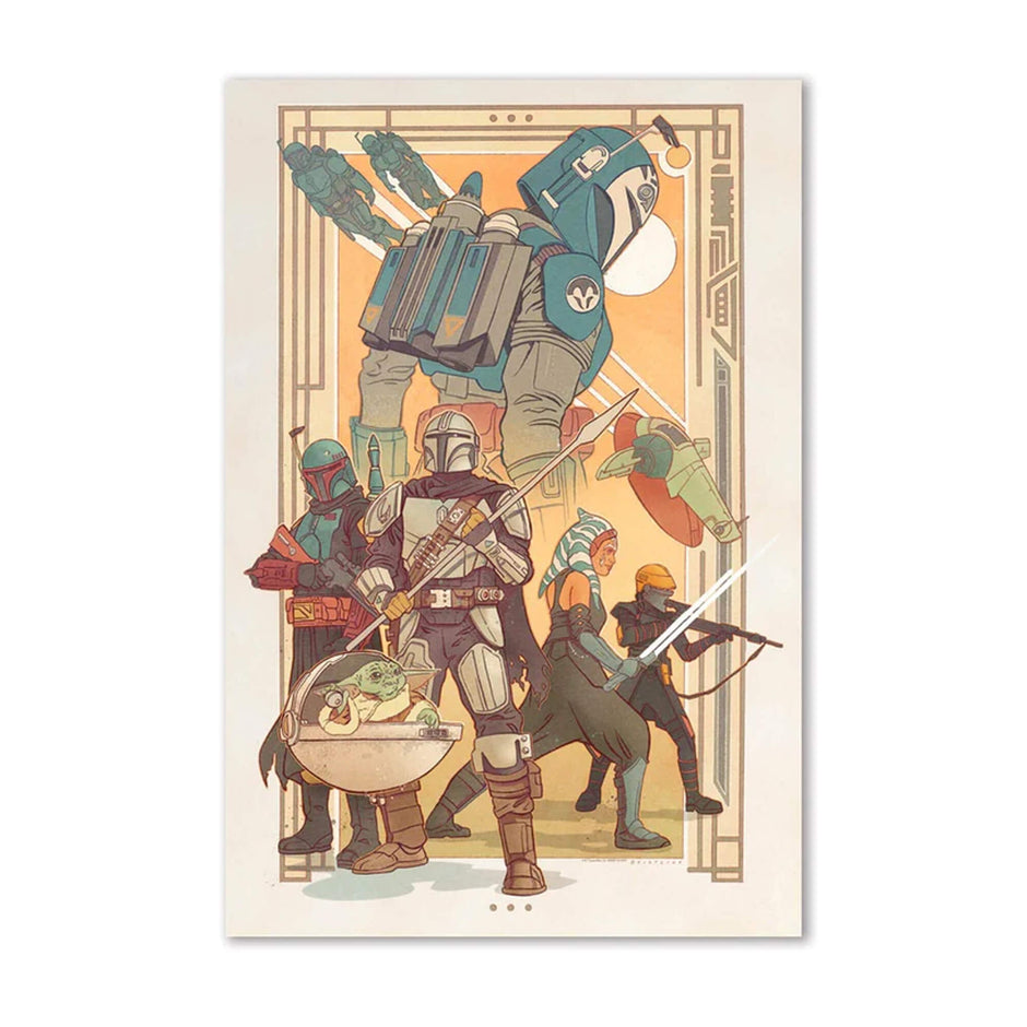 The Mandalorian Art Collection | Officially Licensed Artwork – Disney ...