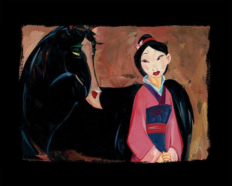 Mulan and Kahn - Disney Limited Edition By Jim Salvati – Disney Art On ...