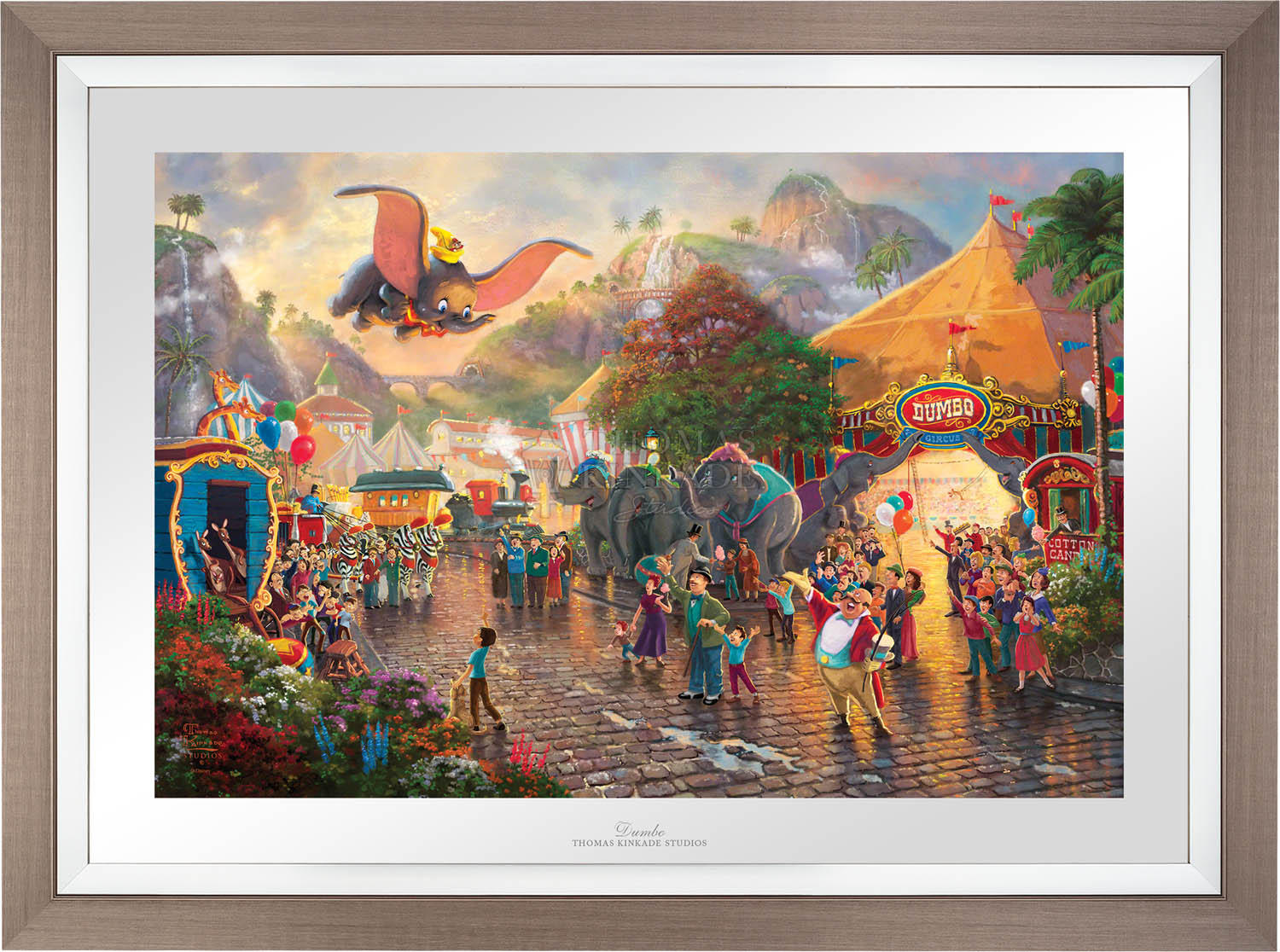 Disney Dumbo By Thomas Kinkade Studios – Disney Art On Main Street