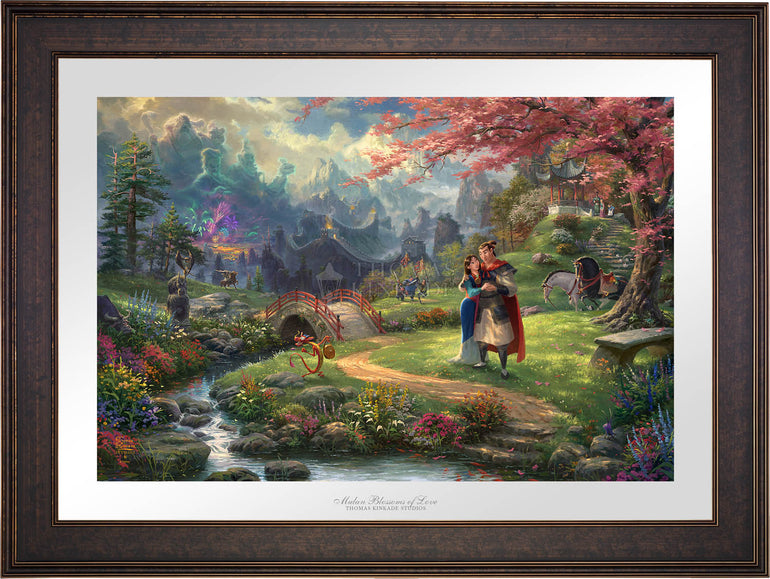 Mulan Blossoms of Love - Limited Edition Paper By Thomas Kinkade ...