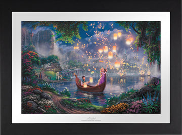Tangled - Limited Edition Paper By Thomas Kinkade Studios – Disney Art ...