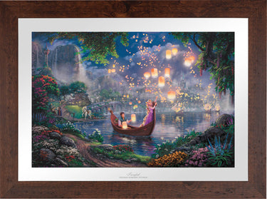 Tangled - Limited Edition Paper By Thomas Kinkade Studios – Disney Art ...