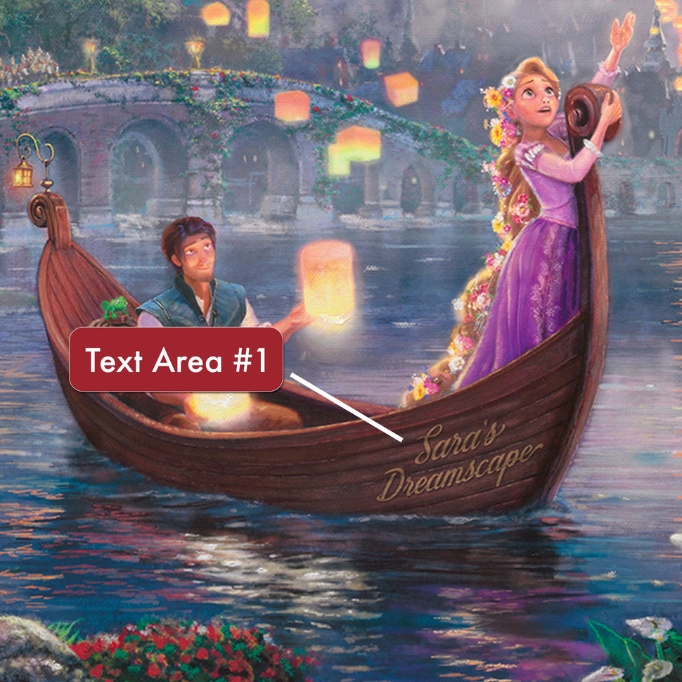 Tangled | Personalized Canvas By Thomas Kinkade Studios – Disney Art On ...