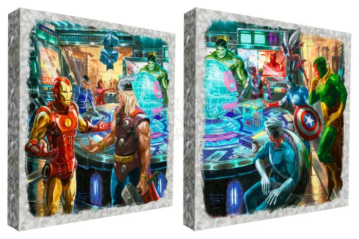The Avengers - Marvel Metal Box Art By Thomas Kinkade Studios – Disney ...