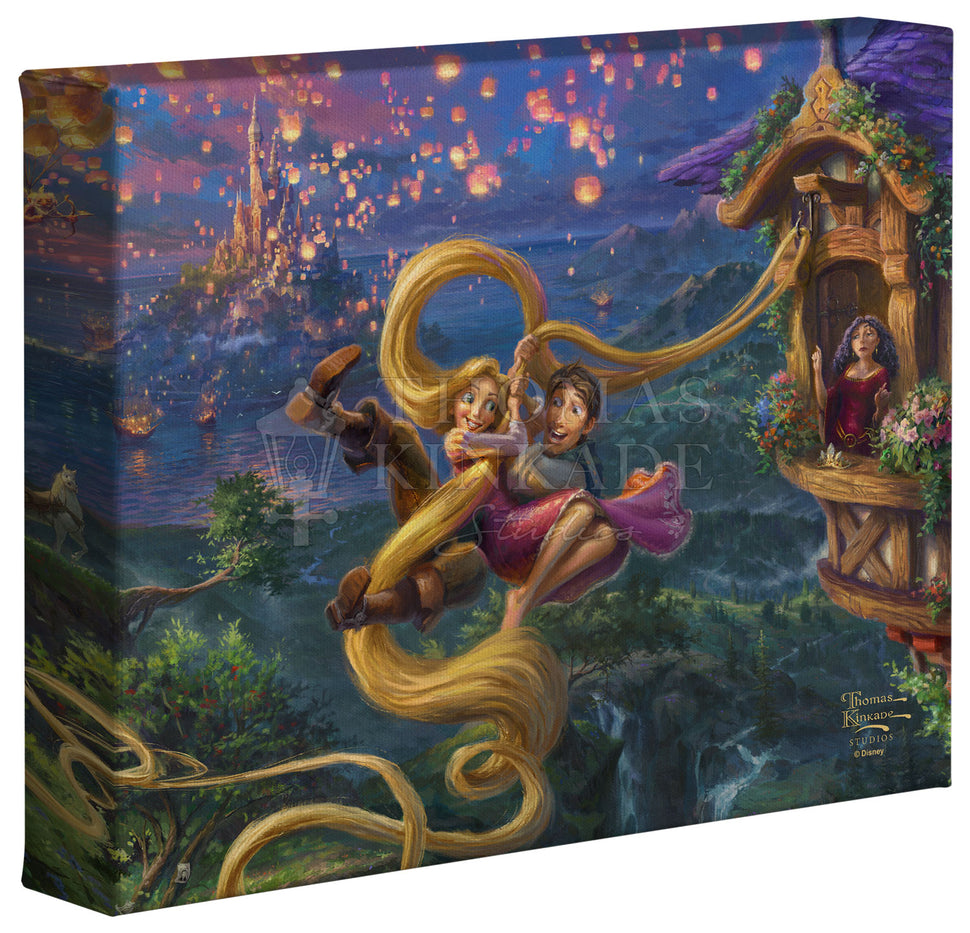 Tangled Up In Love - Disney Gallery Wraps By Thomas Kinkade Studios ...
